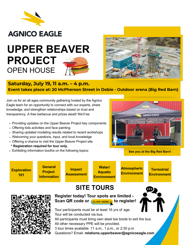 APRIL 2025 Newsletter – Upper Beaver Project – Agnico Eagle Mines Ltd.